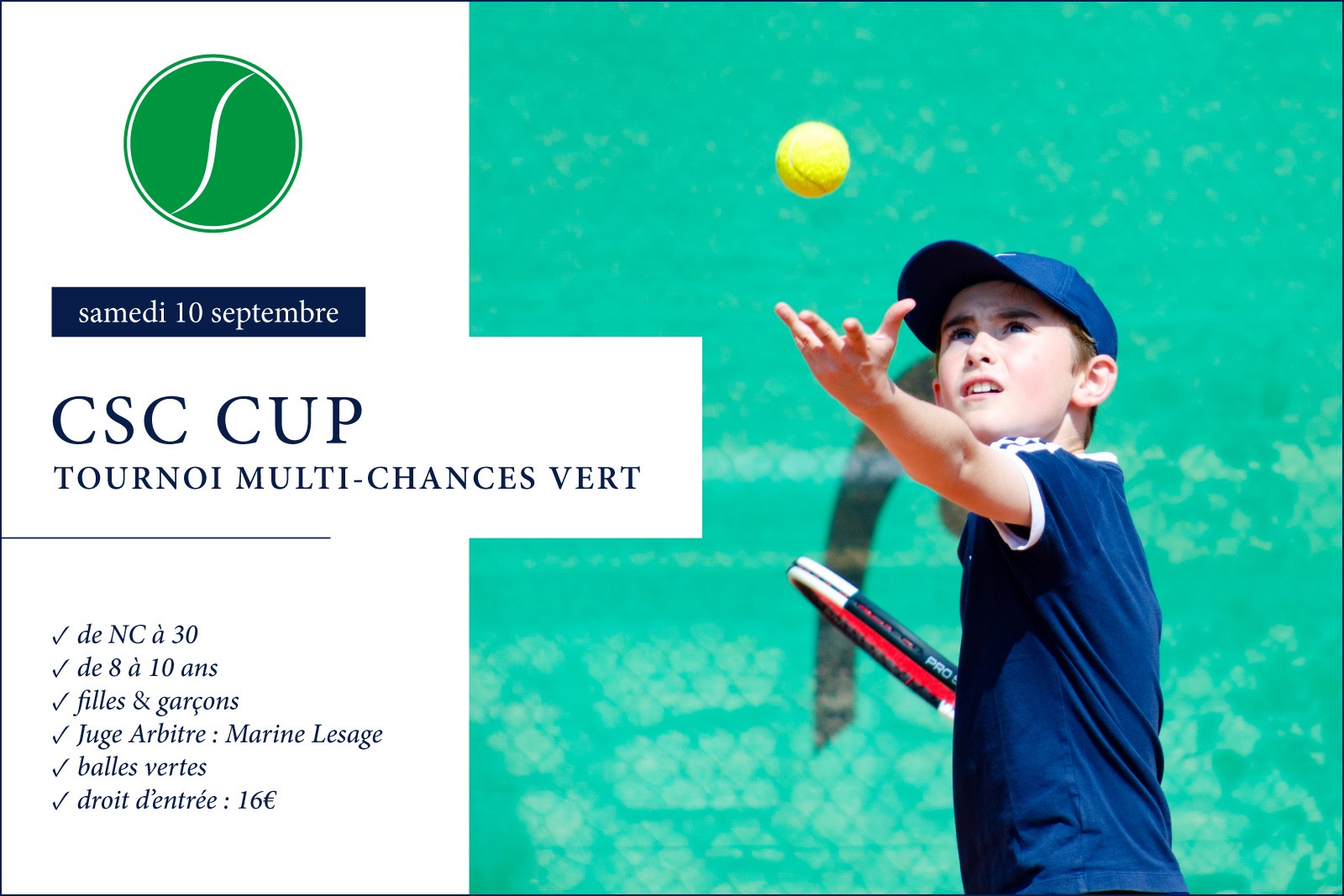 CSC CUP - TMC Vert — Le Country Sports Club